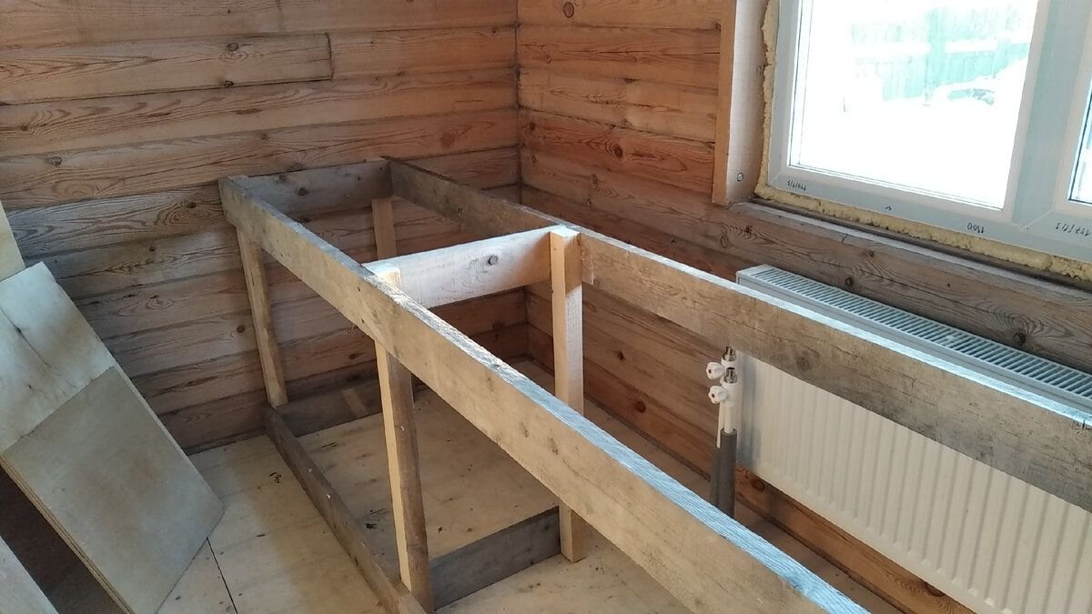 Каркас для столешницы из бруса своими руками - 87 фото