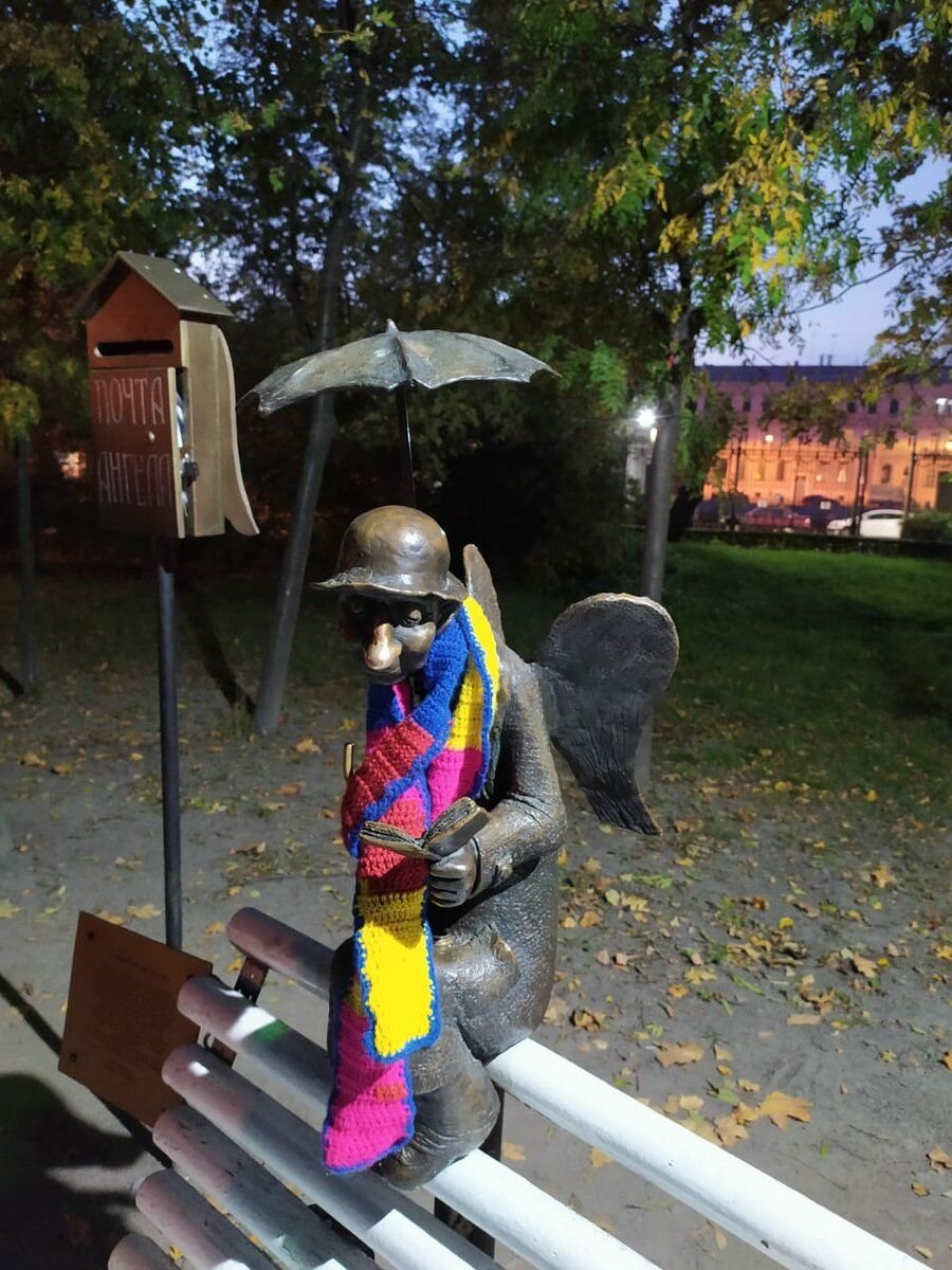 Петербургский ангел на скамейке история - 80 фото